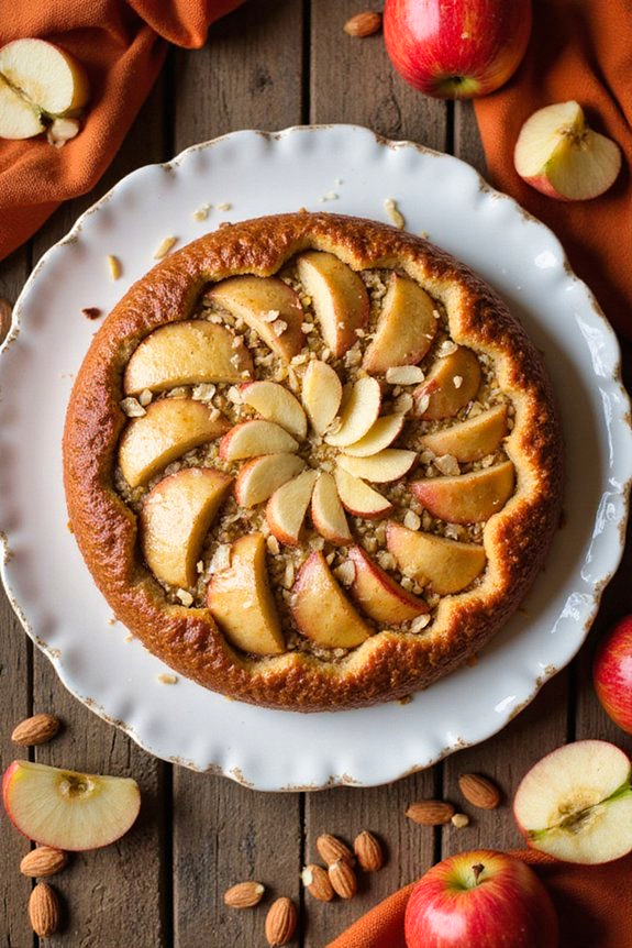 Autumn Marzipan Apple Cake Recipe | Spoonora